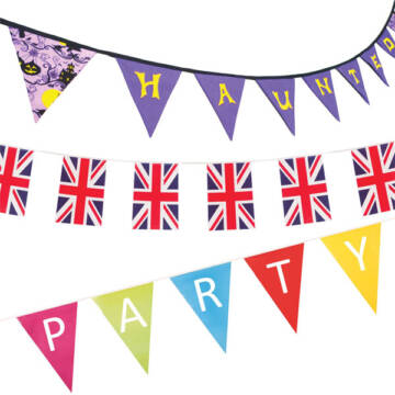 Promotional Bunting Printed With Your Artwork for Your Promotion or Event