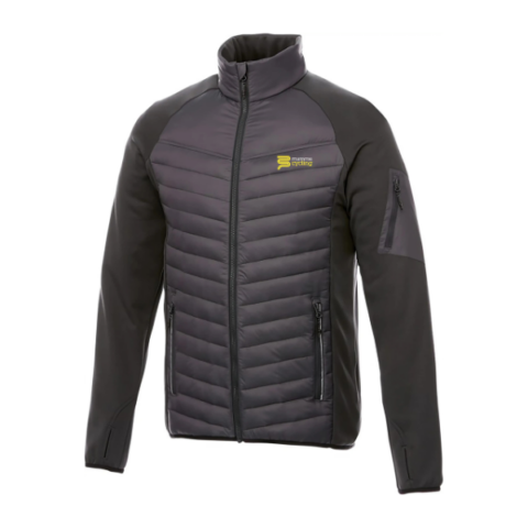 Logo Branded Hybrid Insulated Jacket | Brandelity