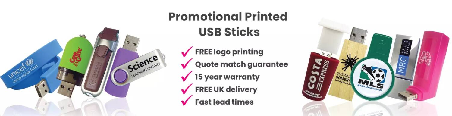 Printed USB Sticks: Free Lanyard or Keyring on Every USB
